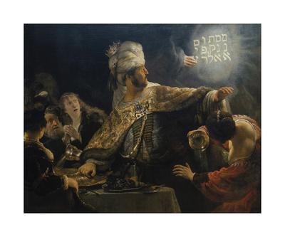 'Belshazzar's Feast' Premium Giclee Print - Rembrandt | Art.com