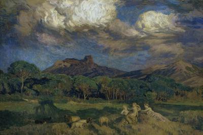 'Les Dryades' Giclee Print - René Ménard | Art.com