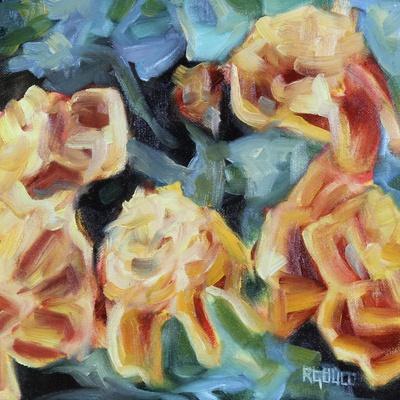 'Marigolds' Giclee Print - Renee Gould | Art.com