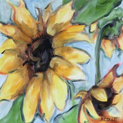 'Sunflowers 6' Giclee Print - Renee Gould | Art.com