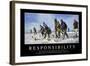 'Responsibility: Inspirational Quote and Motivational Poster ...