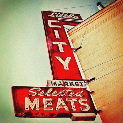 'Retro Americana Sign' Photographic Print - Salvatore Elia | Art.com