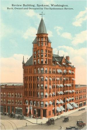 Review Building, Spokane, Washington Art Print | Art.com