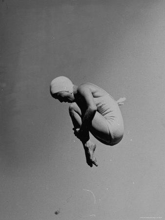 'Marjorie Gestring During Swimming Exhibition' Premium Photographic ...