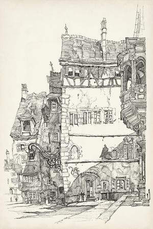 'Vintage Italian Village I' Art Print - Richard Foust | Art.com