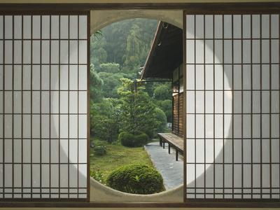 'Tea House Window, Sesshuji Temple, Kyoto, Japan' Photographic Print ...