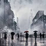 'Paris Red Umbrella' Giclee Print - Robert Canady | Art.com