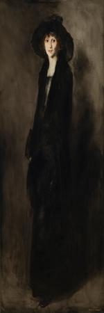 'Lady in Black Velvet (Portrait of Eulabee Dix Becker) 1911 (Oil on ...