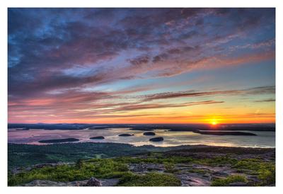 'Acadia Sunrise' Art Print - Robert Lott | Art.com