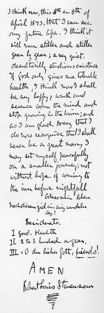 Stevenson's Personal Philosophy and List of Desiderata for a Happy Life ...