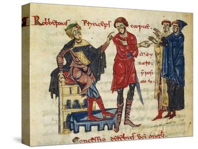 Robert Prince of Capua Has a Certificate of Confirmation Delivered to ...