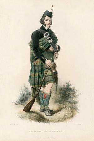 Macdonnel of Glengarry , from the Clans of the Scottish Highlands, Pub ...