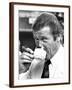 'Roger Moore Drinking Coffee' Photo - Associated Newspapers | Art.com