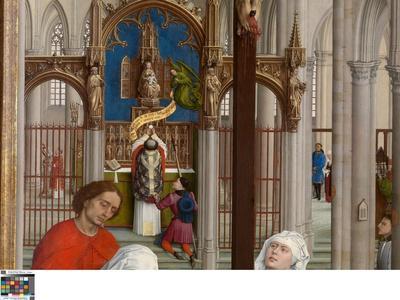 'Detail from Triptych of the Seven Sacraments, 1445-50 (Oil on Panel)' Giclee Print - Rogier van ...
