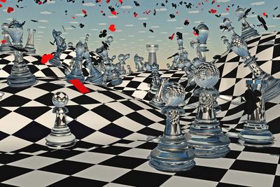 'Fantasy Chess' Photographic Print - rolffimages | Art.com