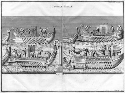 Roman Naval Battle Art Print | Art.com