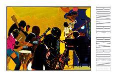 'Three Folk Musicians, 1967' Art Print - Romare Bearden | Art.com