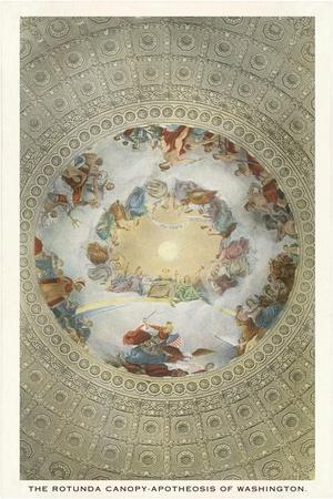 'Rotunda Canopy, Capitol, Washington D.C.' Art Print | Art.com