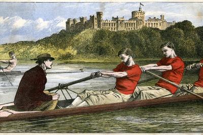 'Rowing, 19th Century' Giclee Print | Art.com
