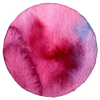 'Abstract Circle Watercolor Painted Background' Art Print - Rudchenko ...