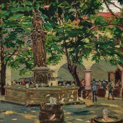 Munich, Hofbraeuhaus, C.1940 (Oil on Cardboard) Giclee Print - Rudolf ...