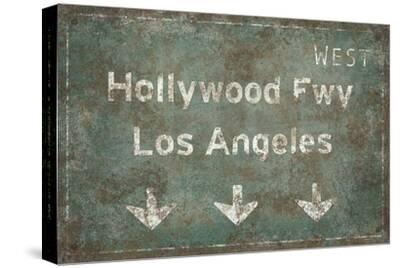 'Freeway - Los Angeles' Stretched Canvas Print - Rufus Coltrane | Art.com