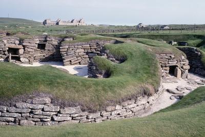 'Ruins of a Prehistoric Neolithic Village of Skara Brae' Photographic ...