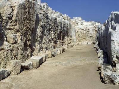 Ruins of Euryalus Castle, Syracuse, Sicily, Italy, 5th-4th Century BC ...