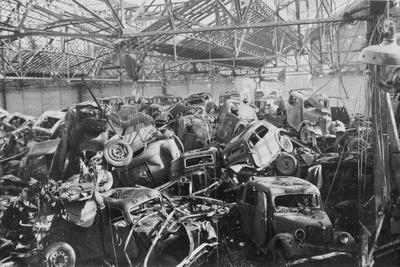'Ruins of the Renault Factory, Boulogne-Billancourt, Paris, C1942 ...