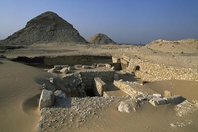 Ruins of Tombs Near Pyramid of Neferirkare Giclee Print | Art.com