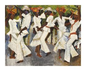 'Rumba!' Premium Giclee Print - Boscoe Holder | Art.com