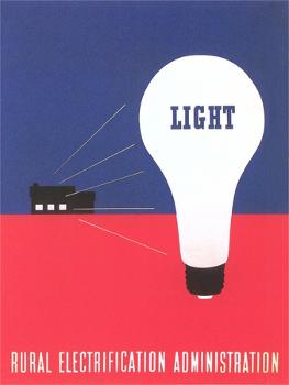 'Rural Electrification Administration Poster' Giclee Print | Art.com