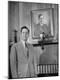 'Russell B. Long Standing Beneath a Portrait of His Father, Huey P ...