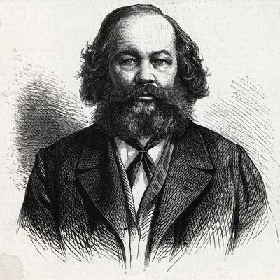 'Russian Anarchist Bakunin' Photographic Print | Art.com