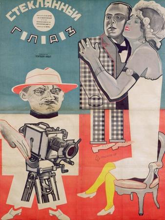 'Russian Constructivist Film Poster, 1928' Giclee Print | Art.com