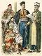 'Russian Crimee Tartars in Traditional Clothes. 19Th Century Colour ...