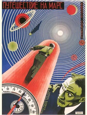 'Russian Space Film Poster' Art Print | Art.com