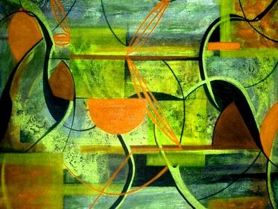 'Line Dancing II' Art Print - Ruth Palmer | Art.com