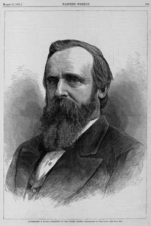 'Rutherford B. Hayes - President of the United States. Photographed by ...