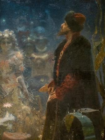 'SADKO IN THE UNDERWATER KINGDOM (Detail), 1876 (Oil on Canvas)' Giclee ...