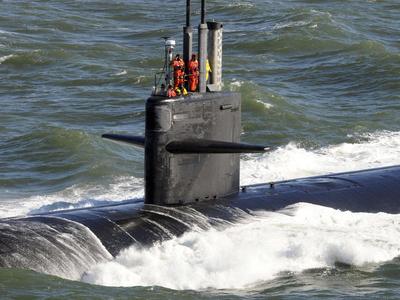 'Sailors Aboard the Attack Submarine USS Newport News' Photographic ...
