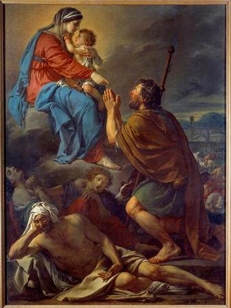 'Saint Roch Praying to the Virgin for the Cessation of the Plague ...