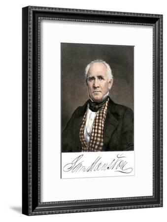 Sam Houston, with His Autograph Giclee Print by | Art.com