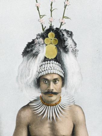 'Samoan Chief' Photographic Print | Art.com