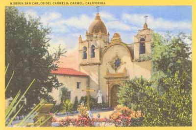 'San Carlos Mission, Carmel, California' Art Print | Art.com