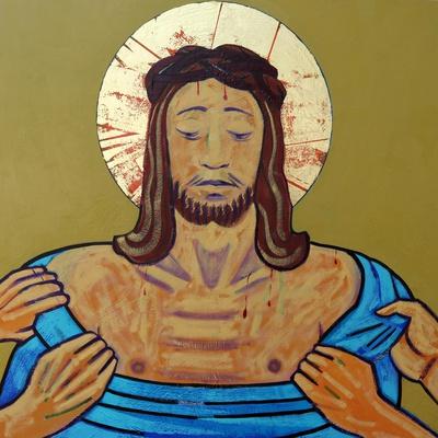 'Jesus is stripped' Giclee Print - Sara Hayward | Art.com