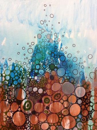 'Blue and Bronze' Art Print - Sarah Butcher | Art.com