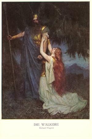 'Scene from Die Walkure' Art Print | Art.com