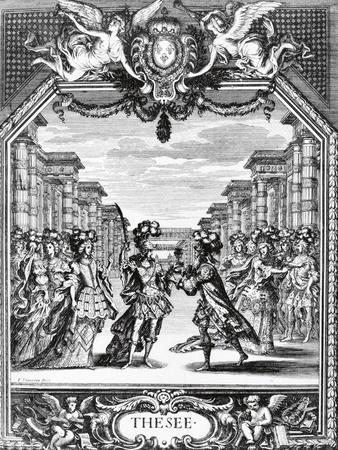 'Scene from Theseus, by Giovanni Battista Lulli or Jean-Baptiste Lully ...