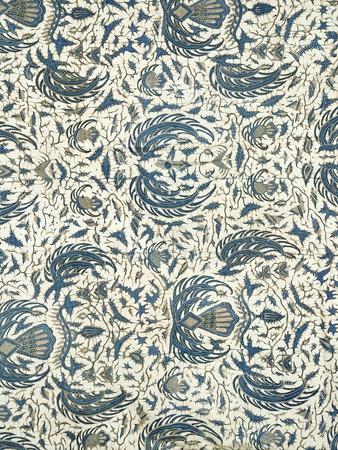 Section of a Batik Skirt from Yoygakarta (Textile) Giclee Print ...